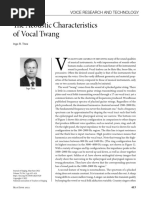 Lessac-Madsen Resonant Voice Therapy | PDF | Human Voice | Larynx