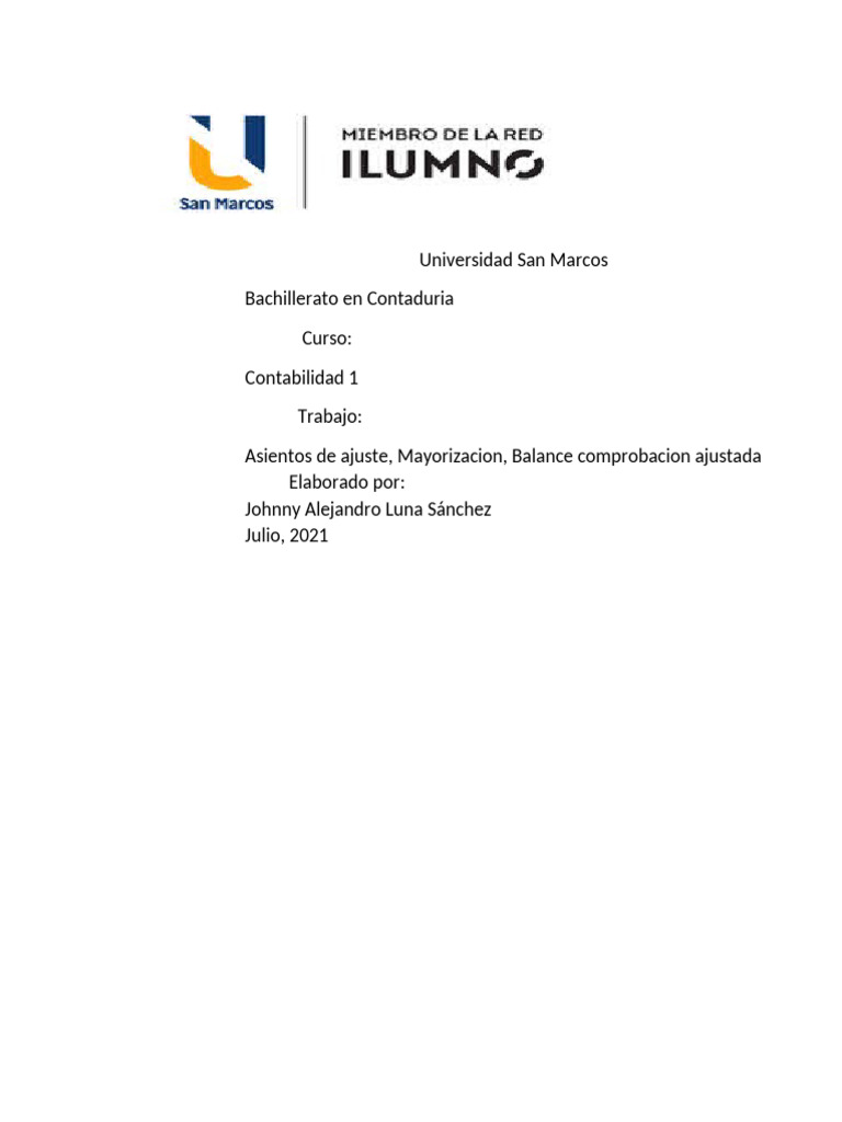 Estudio Caso, Johnny Alejandro Luna Sánchez | PDF | Depreciación | Interés