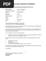 First Aider Appointment | PDF | First Aid | Occupational Safety And Health