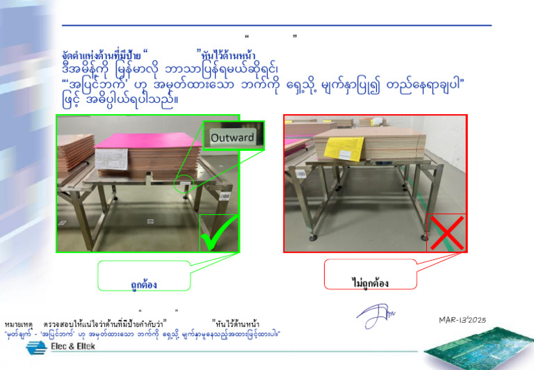 Standards For Proper Tray and Shelf Placement | PDF