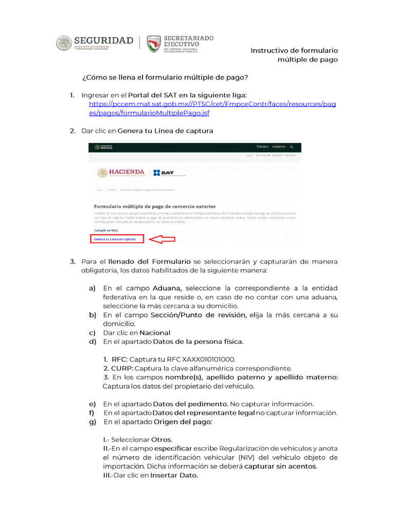 Instructivo Pago SAT v1!04!22 | PDF