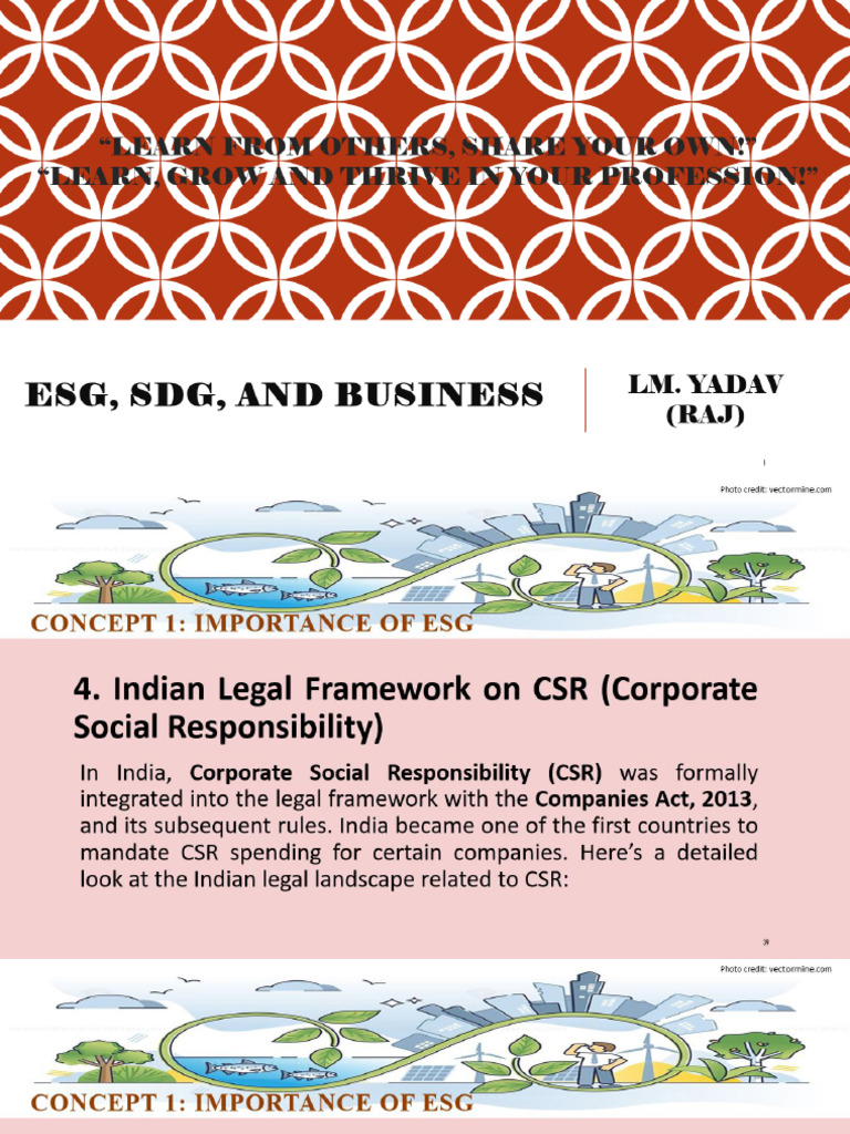 Concept 1.4, ESG, SDG, Business | PDF