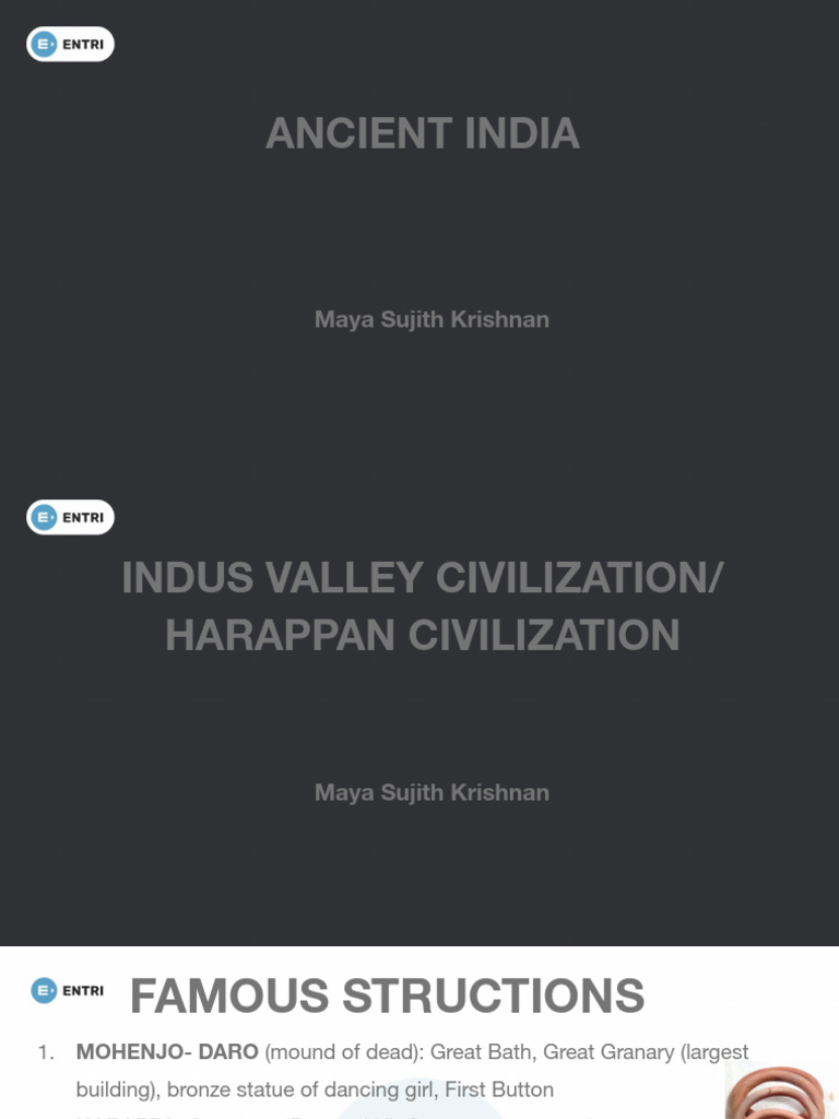 Key Sites of Indus Valley Civilization | PDF