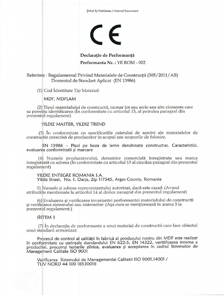 Decl Performanta | PDF