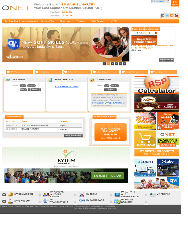 QNet Ltd | PDF | Business | Payments