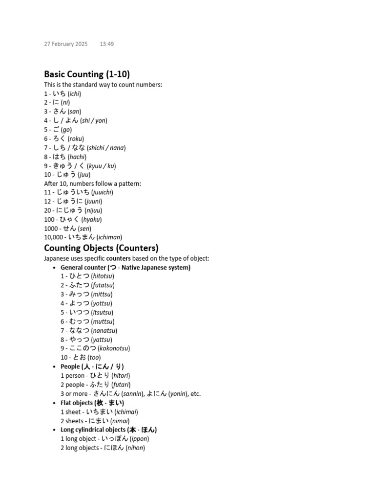 Countings | PDF