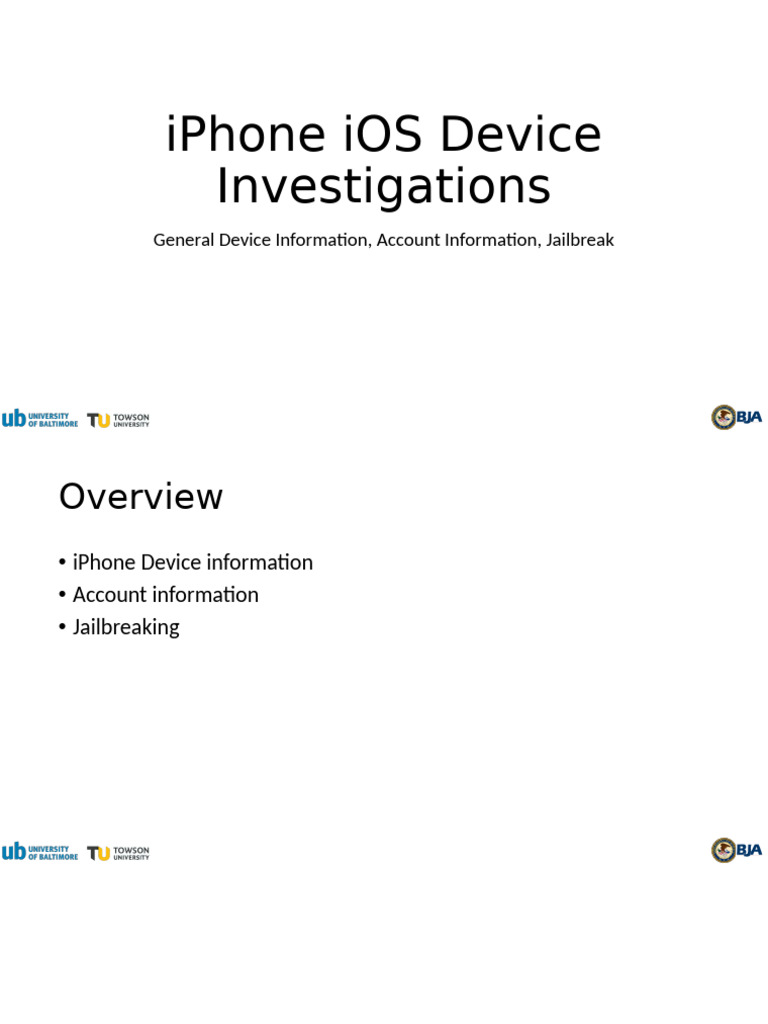 2 Iphone Device Investigation | PDF
