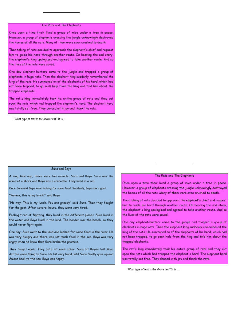 Soal Latihan Narrative Text | PDF