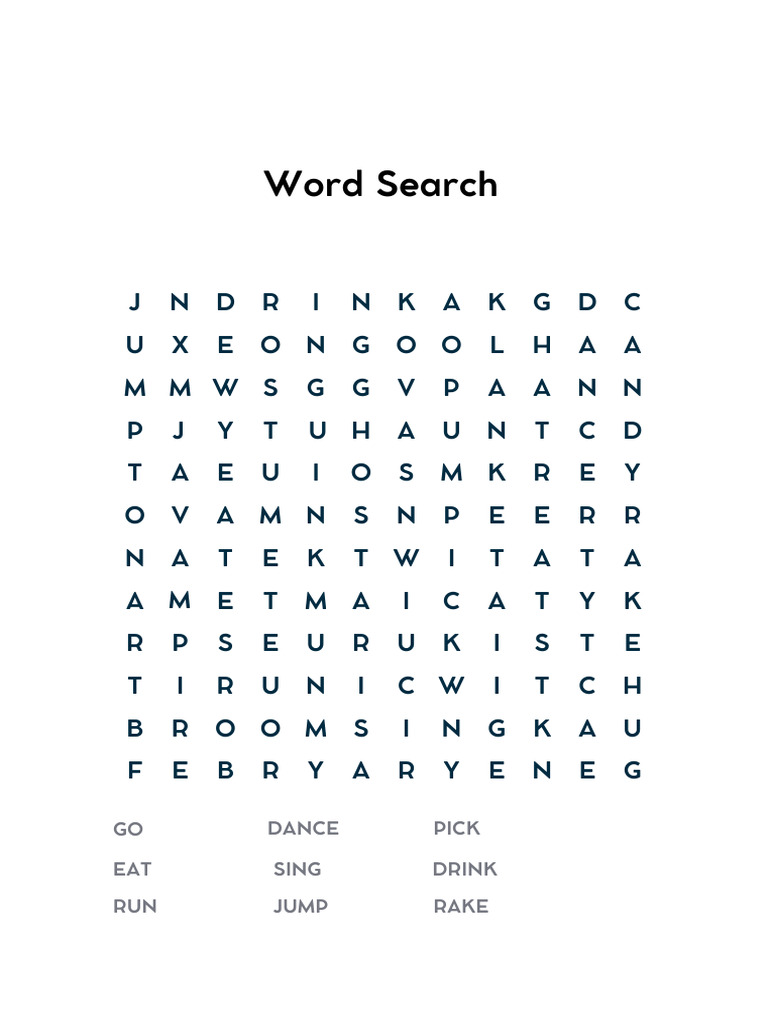 Halloween Word Search Worksheet in Black and White Cute Style | PDF