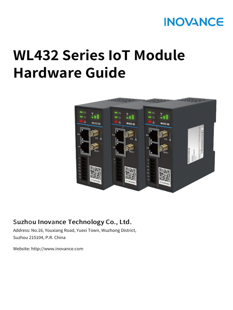 wl432_series | PDF | Programmable Logic Controller | Internet Of Things