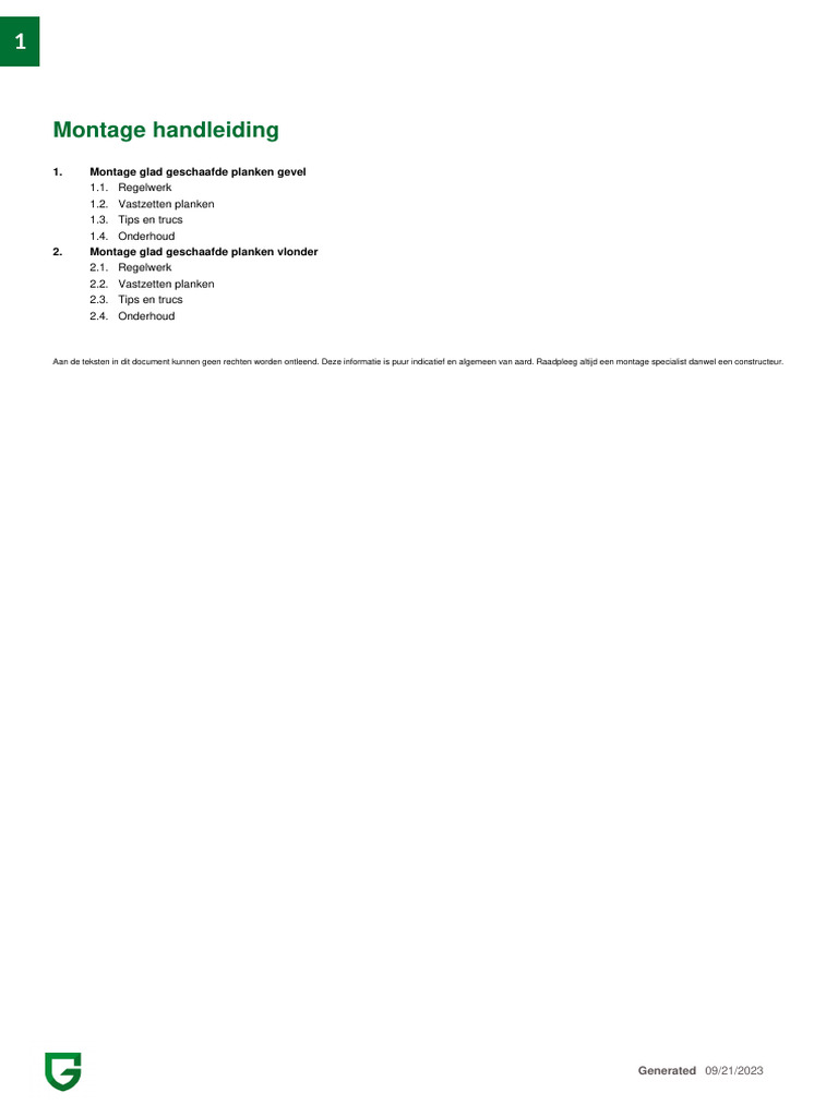 Montage Handleiding Ipé Plank Geschaafd 21x190 - GevenHout 2 | PDF