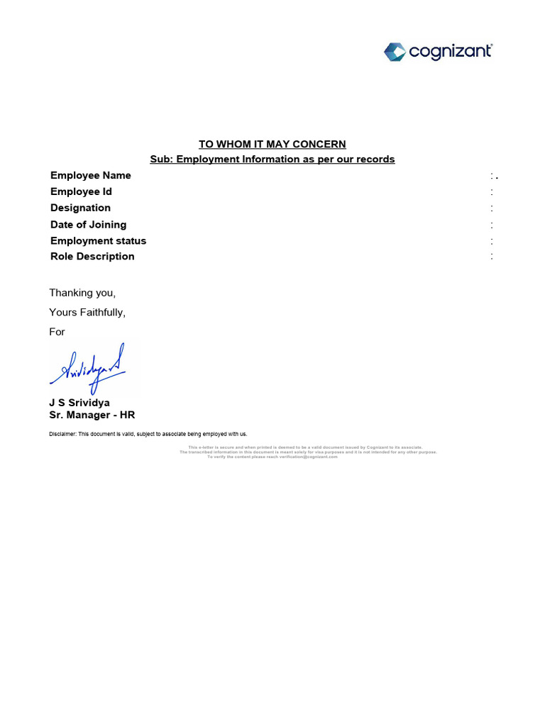Sample e Letter | PDF