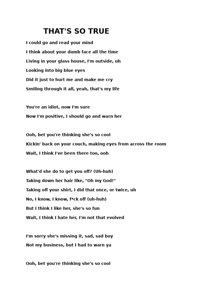 Music Lyric | PDF