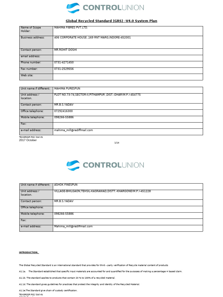 GRS System Plan Texgrssp.f02 (04) - in | PDF | Labour Economics ...
