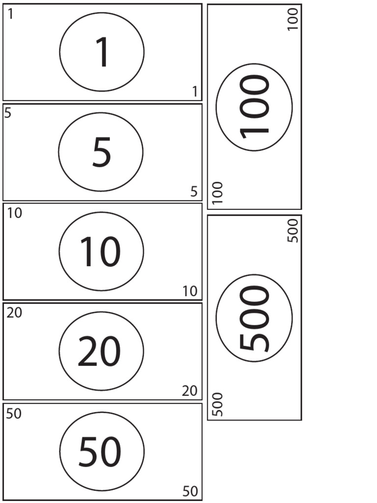 Printable Monopoly Money | PDF