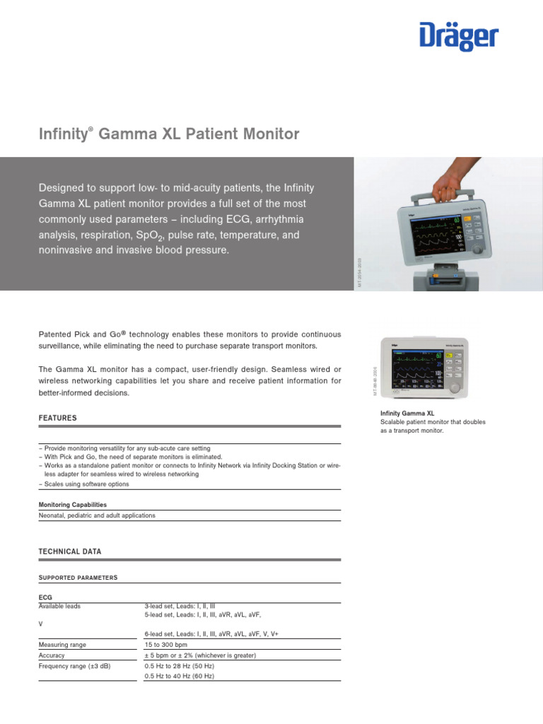 Gamma XL DS EN 07-14.2 | PDF | Electrocardiography