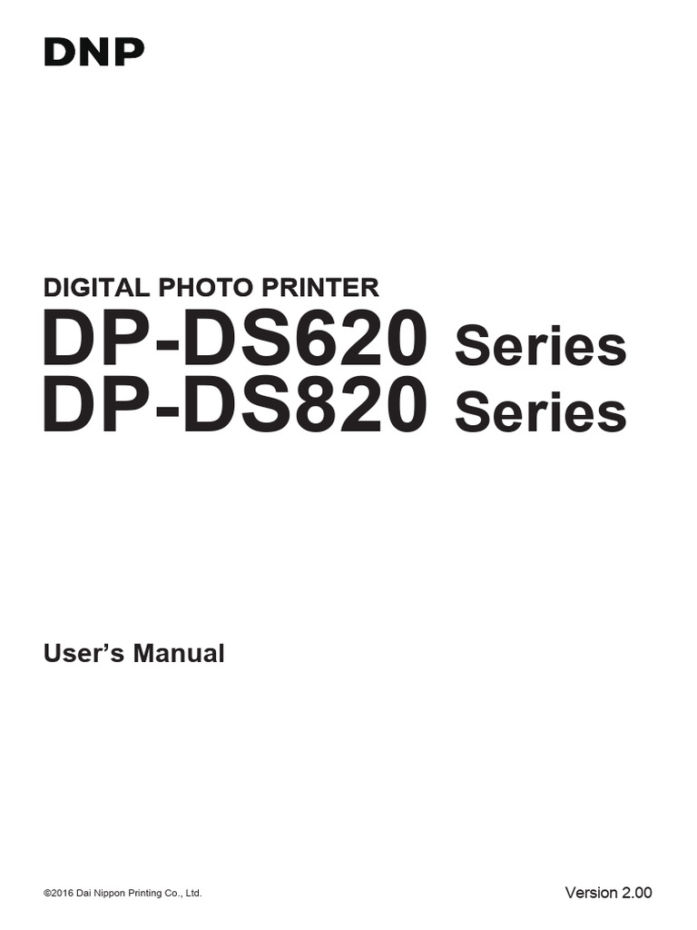 DP-DS620/DS820 Printer User Manual | PDF | Electrical Connector ...