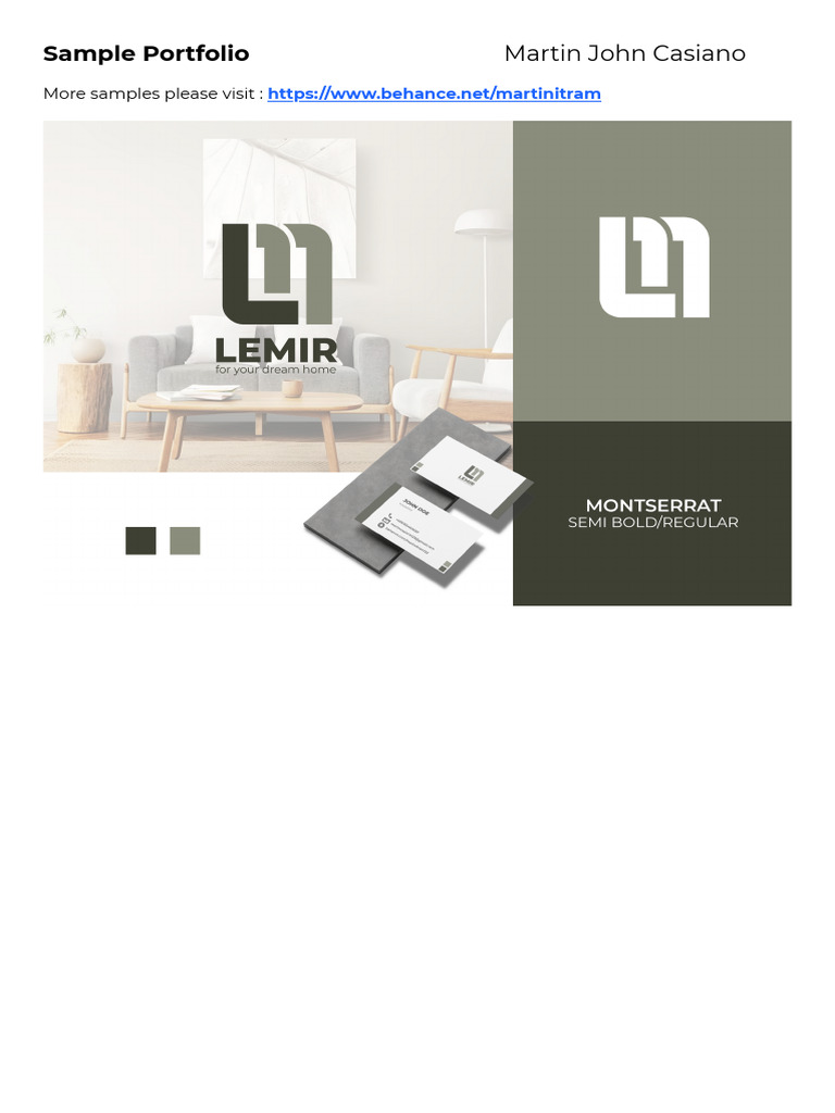 Martin John Casiano Portfolio Samples | PDF