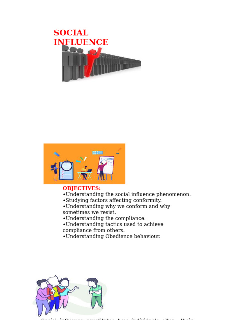 Social Influence Powerpoints | PDF | Conformity | Social Psychology