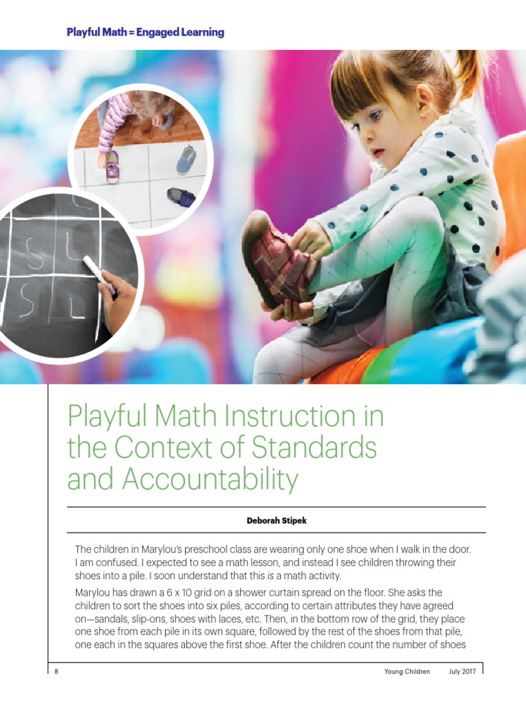 Playful Math Instruction in The Context of Standards and Accountability ...