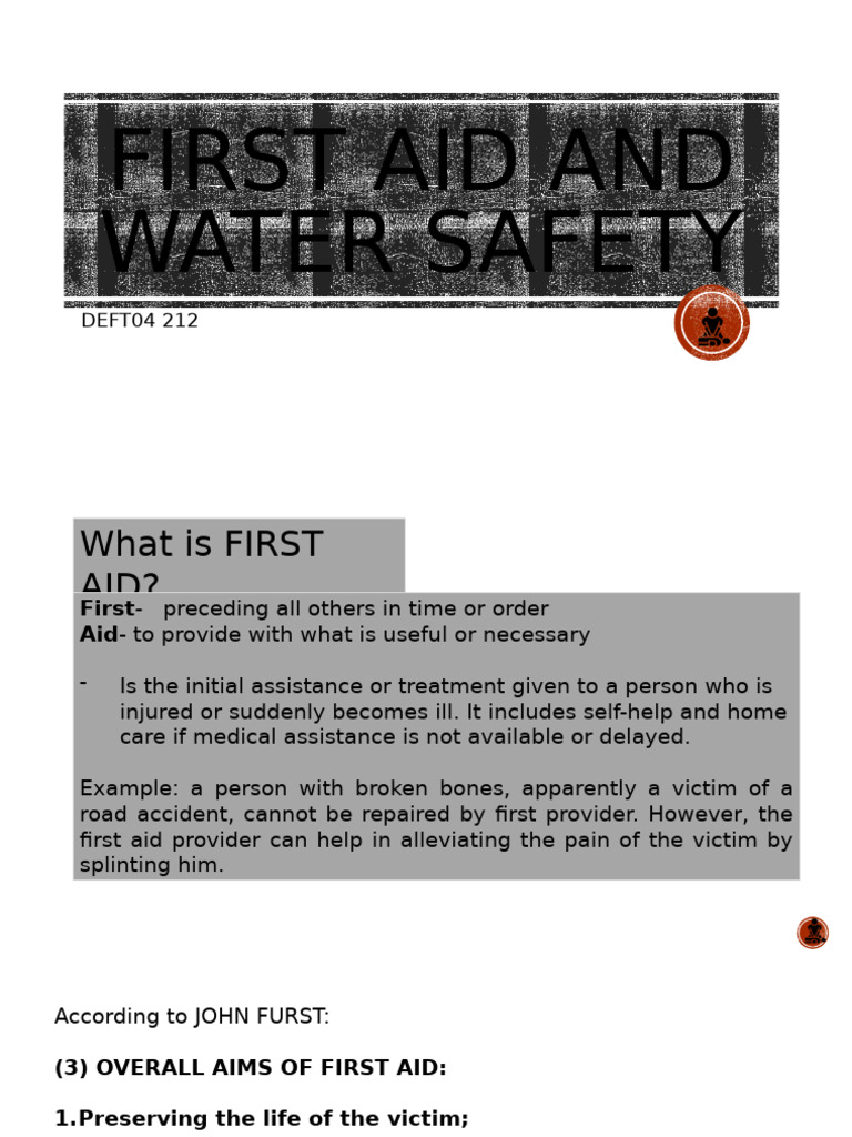 First Aid and Water Safety | PDF | Human Body | First Aid