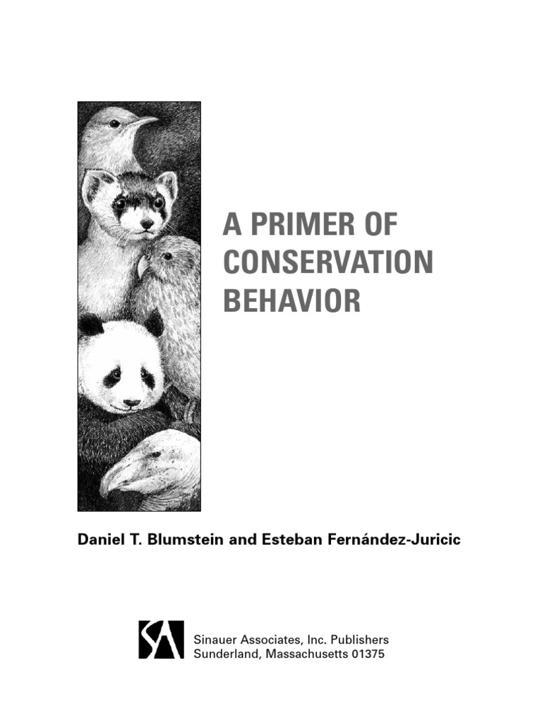 Primer Conservation Behavior | PDF | Foraging | Predation