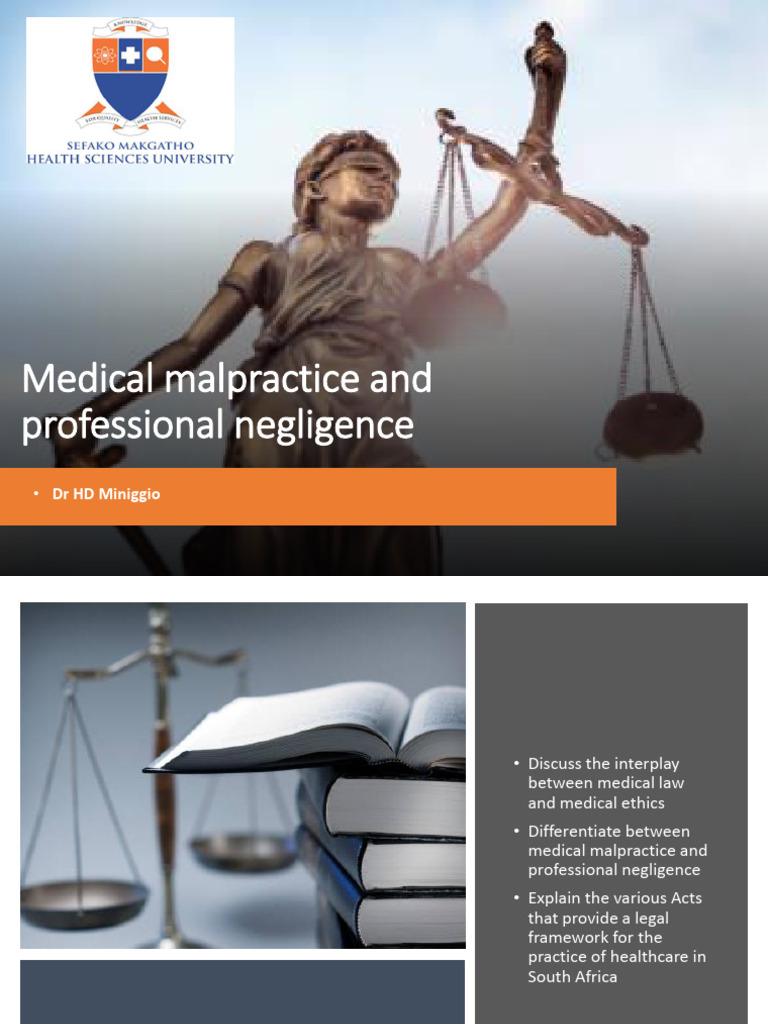 Understanding Medical Malpractice in SA | PDF | Negligence | Health ...