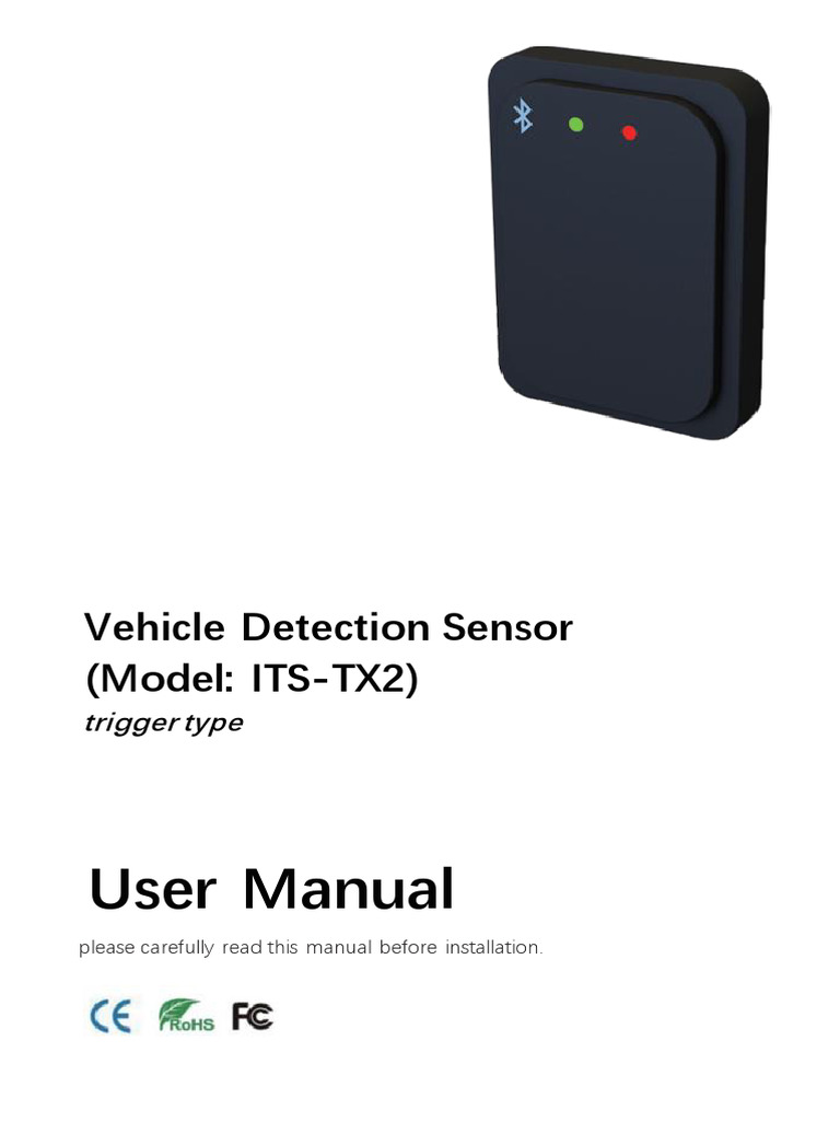 Microbrain ITS-TX2 Barrier gate arm opener sensor (trigger) User Manual ...