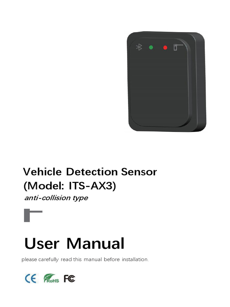 Microbrain ITS-AX3 Barrier Gate Sensor Radar User Manual (Replace Vehicle Loop Detector) | PDF ...