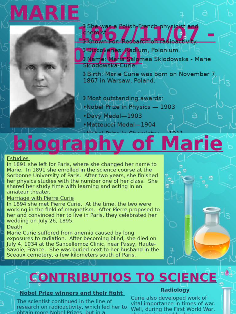 Proyect (Marie Curie) | PDF | Marie Curie