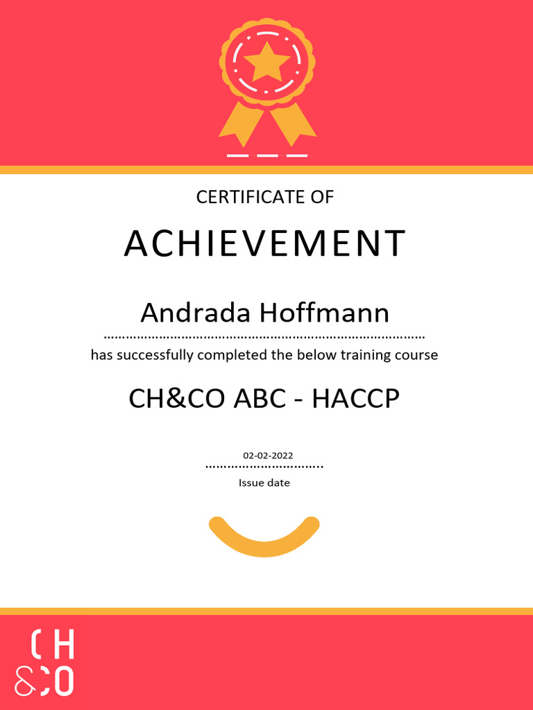 HACCP | PDF