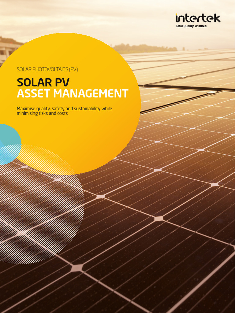 Intertek - Solar PV Asset Management | PDF | Photovoltaics | Solar Power
