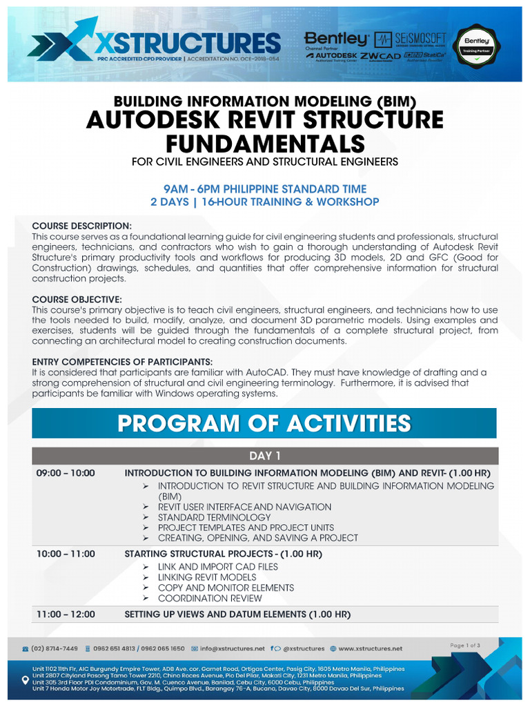 Building Information Modeling BIM Autodesk Revit Structure Fundamentals For Civil Engineers and ...