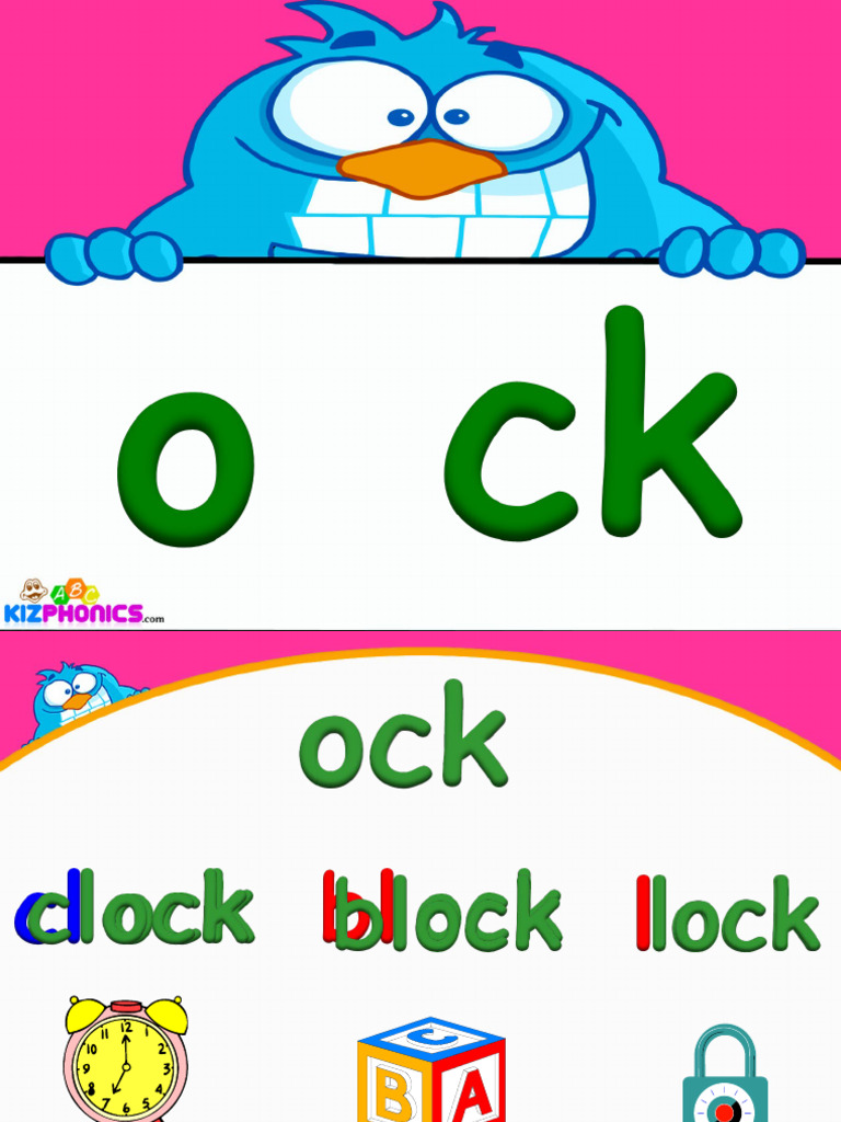 Ock Word Family | PDF