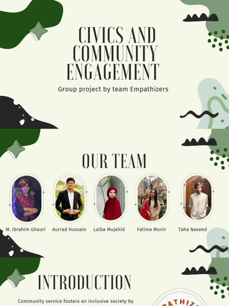 Green Abstract Aesthetic Group Project Presentation E1 | PDF | Fundraising | Social Psychology