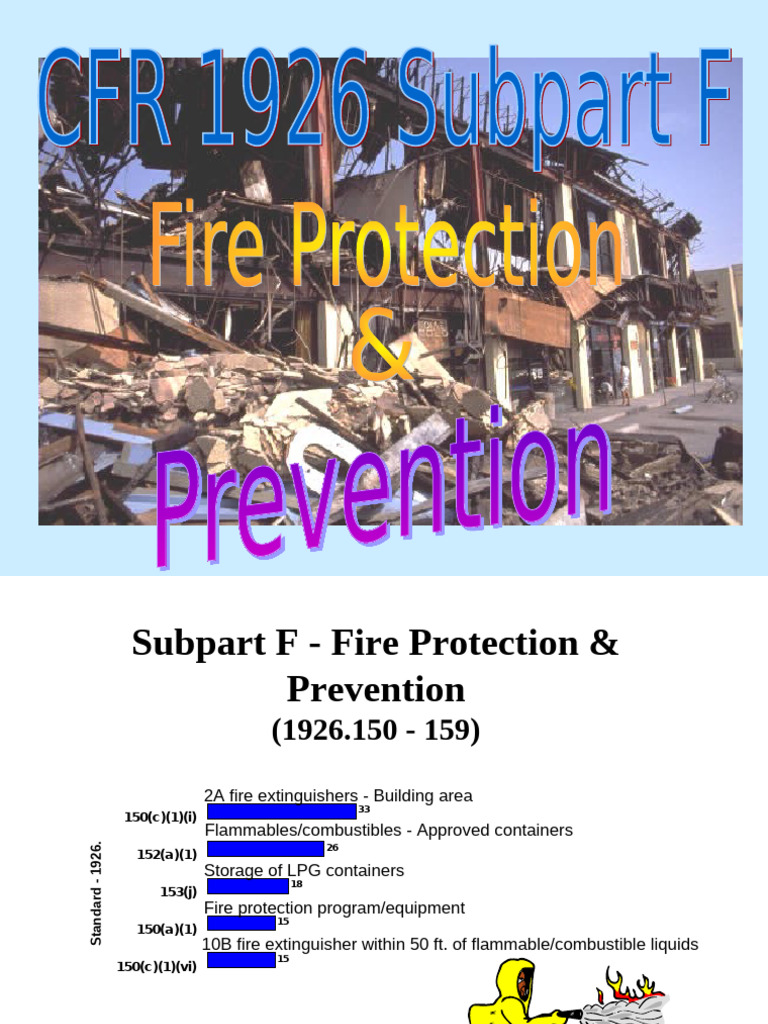 OSHA Subpart F: Fire Protection Guidelines | PDF | Liquefied Petroleum ...