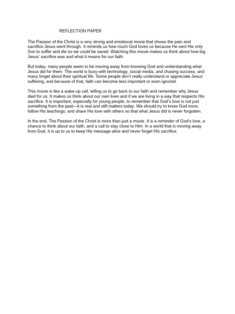 Reflection Paper | PDF