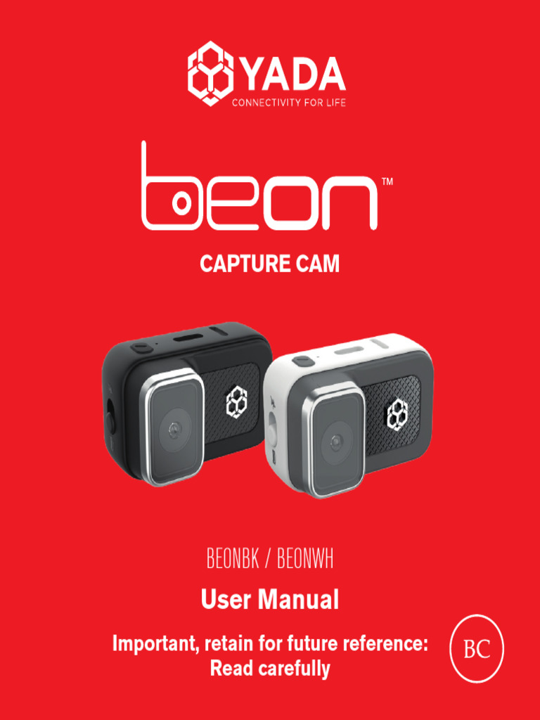User Manual Yada Capture Cam BEONBK BEONWH | PDF | Camera