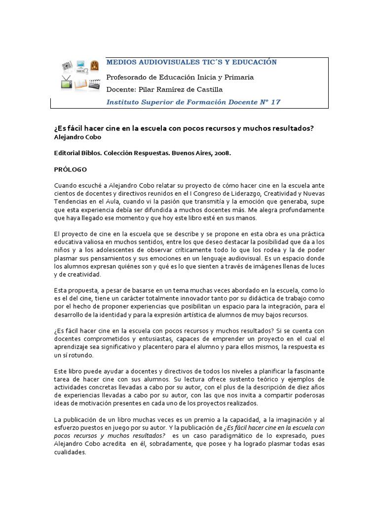 Cobo | PDF | Enseñando | Aprendizaje