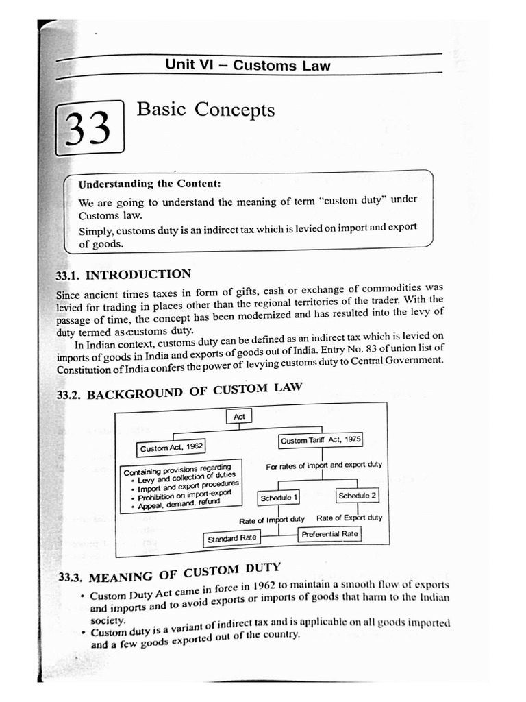 Customs Duty Notes | PDF