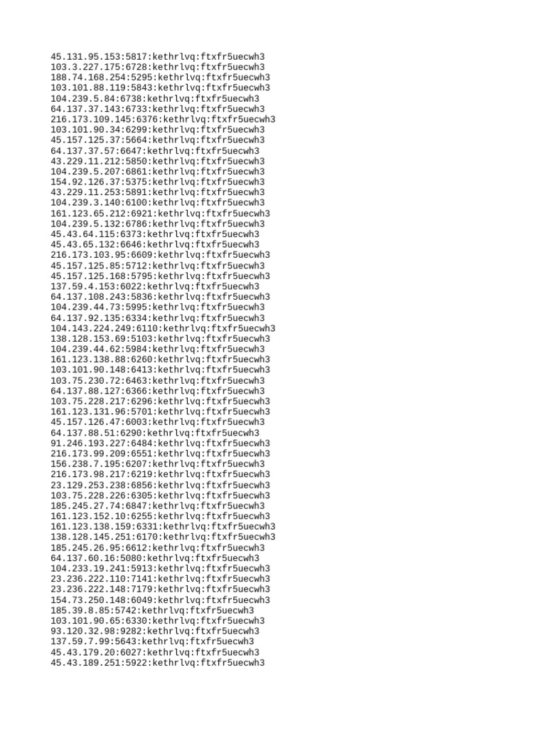 Webshare 100 proxies(15) | PDF