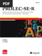 PROESC Normas de Aplicación, Corrección y Puntuación | PDF | Lingüística | Ciencia cognitiva