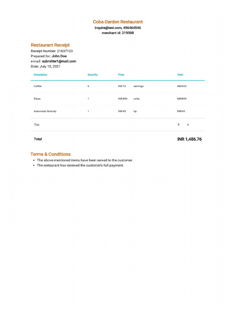 Bill 1 Pdf