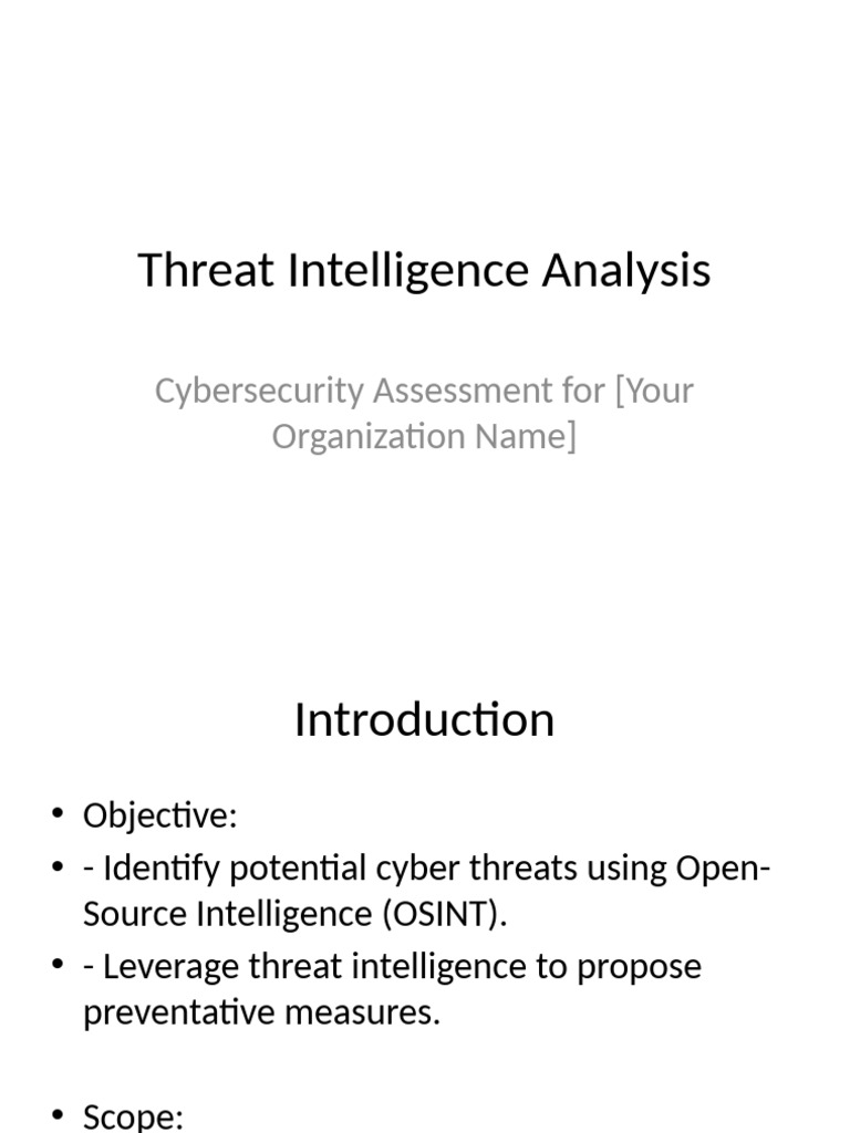 Threat_Intelligence_Analysis | PDF
