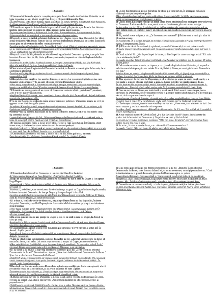 1 Sam 4 Si 5 Ro - Mag | PDF