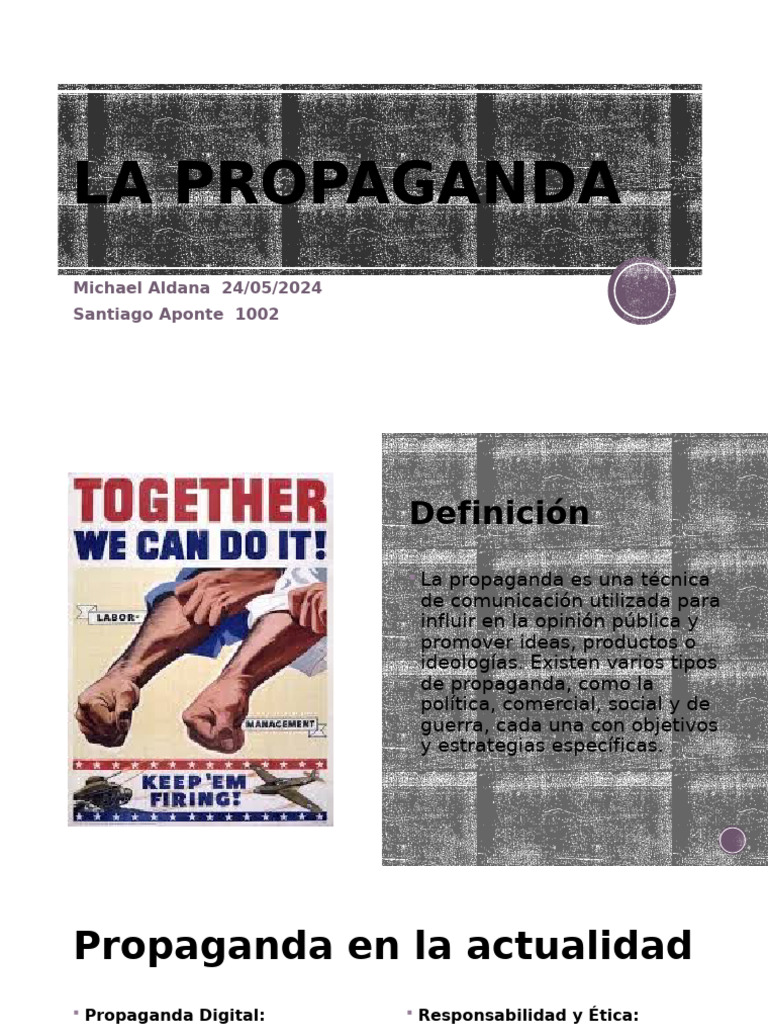 La Propaganda | PDF