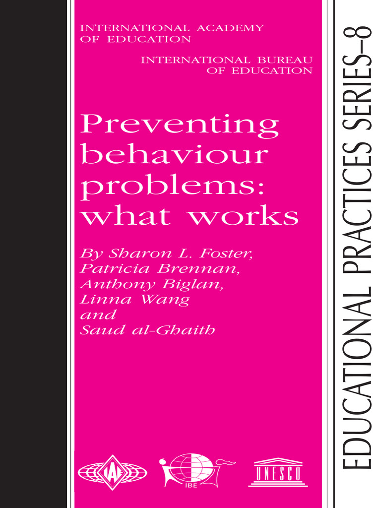B. Preventing Behavior Problems | PDF | Adolescence | Punishments