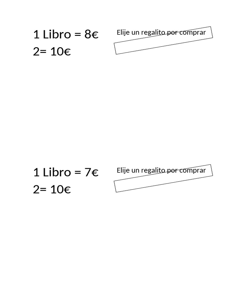 Libros a 7€ y 8€ con regalito | PDF