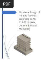 Design of Isolated Footings ACI-318-2019 (Axial Load Only) | PDF ...