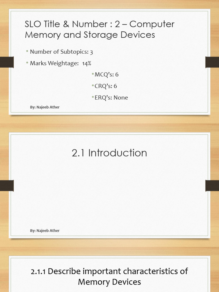 2 Computer Memory And Storage Devices 1 Pdf Random Access Memory 2397